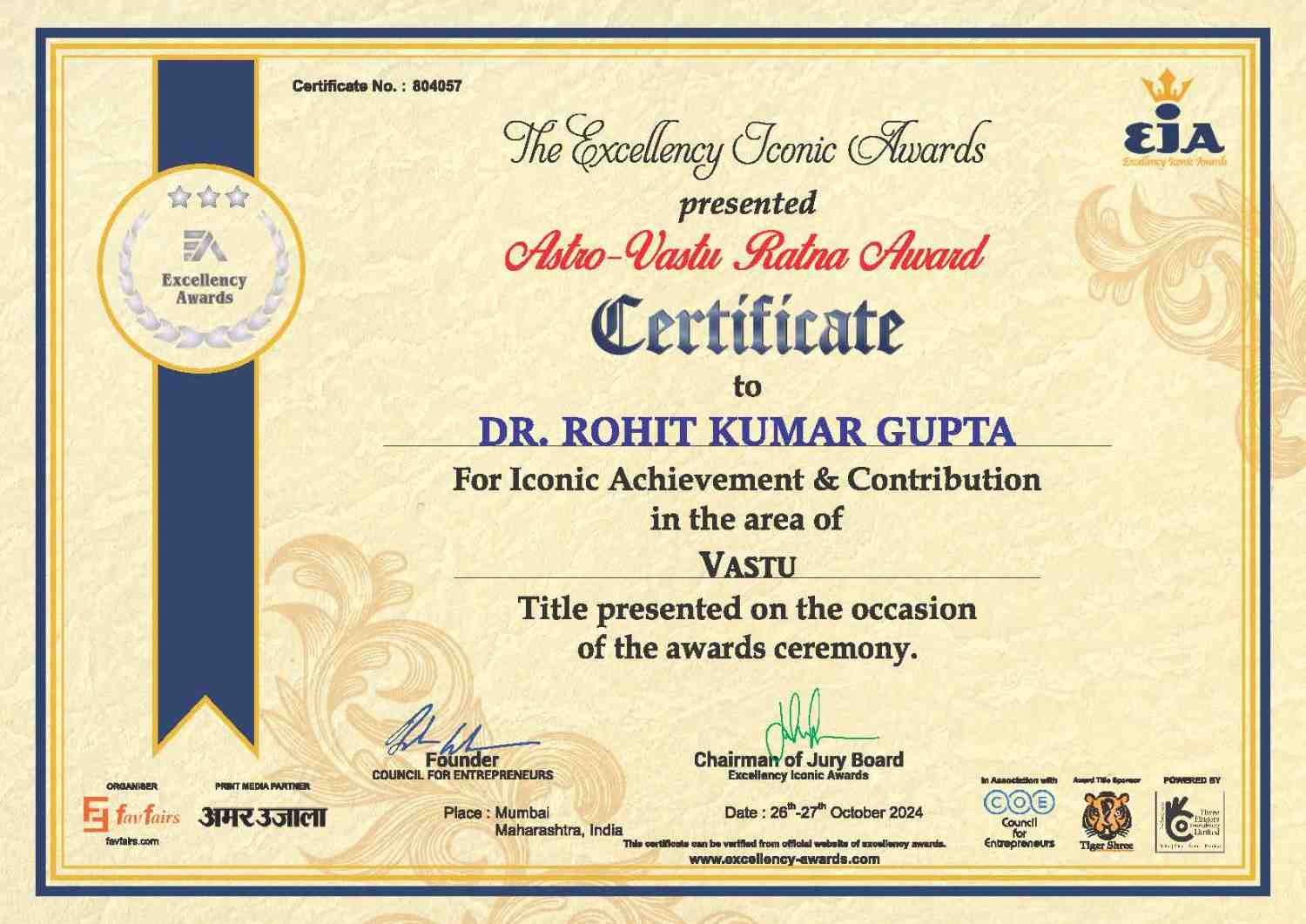 804057 - Excellency Awards