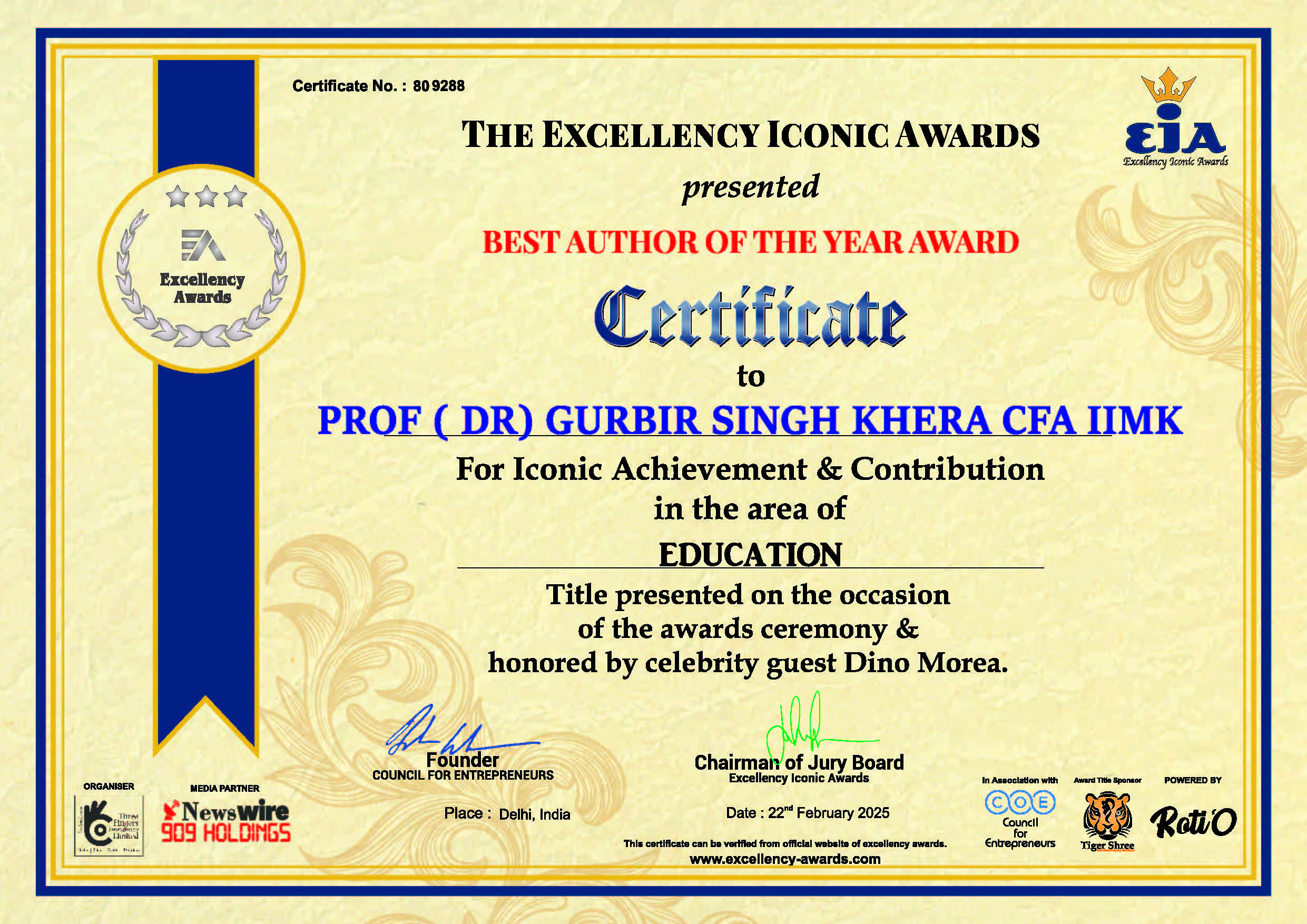 809288 - Excellency Awards